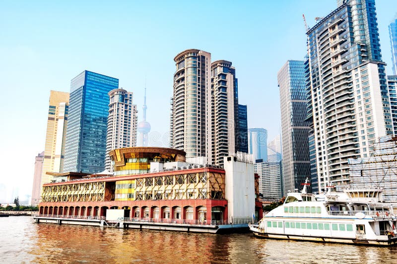 China Shanghai the Bund stock photo. Image of central - 81241856