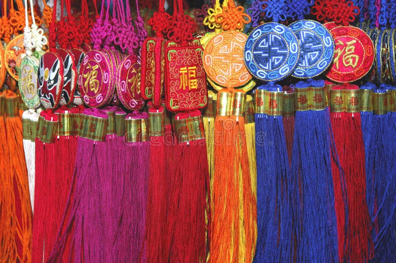China, Shanghai: Handicraft Stock Image - Image of coton, typical: 4824645