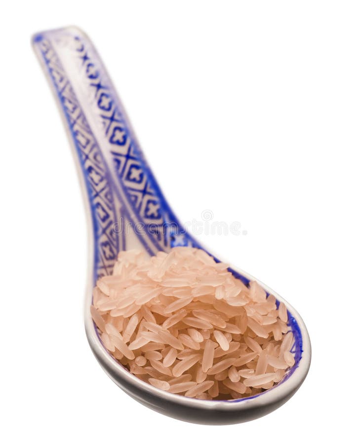 Spoon of rice stock photo. Image of food, rice, spoon - 9042140