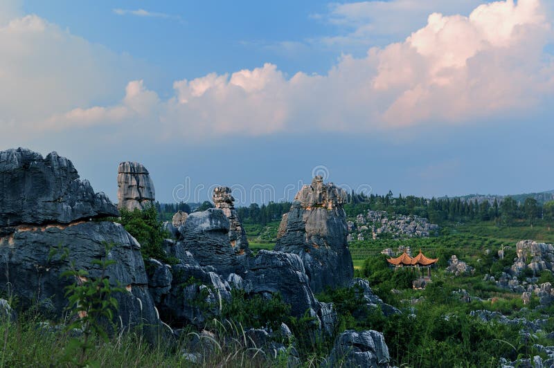 China Stone Forest stock photo. Image of ancient, evolution - 10921776