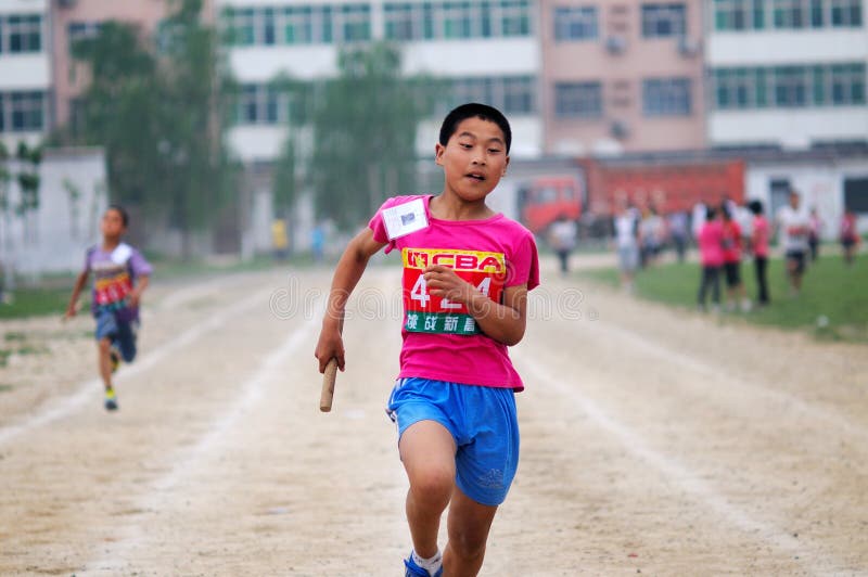 China: sprint editorial photography. Image of track, students - 24736877