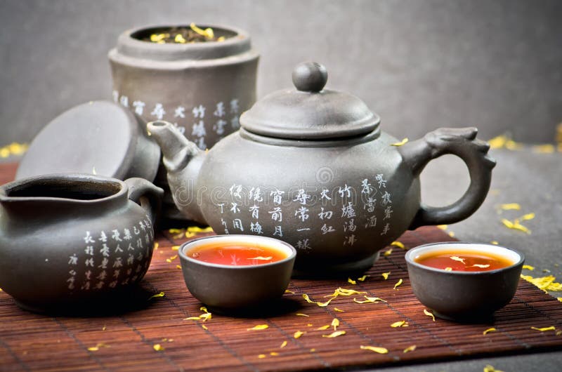 China tea stock image. Image of chinese, healthy, serving - 15733129