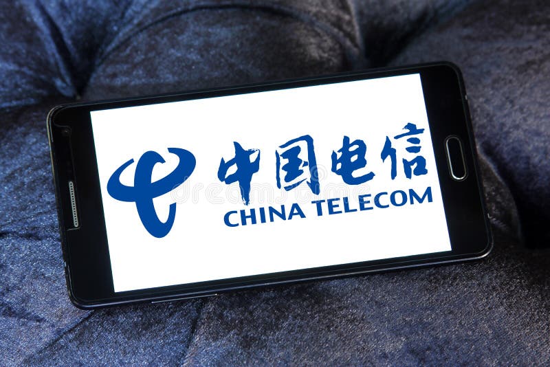 China Telecom logo editorial photography. Image of chitec - 37496972
