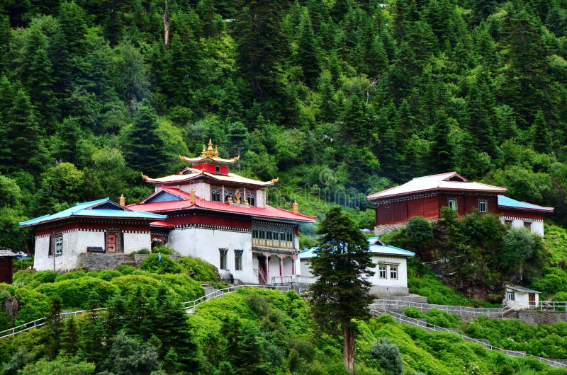 China Tibet Characteristics of the Building Stock Image - Image of ...