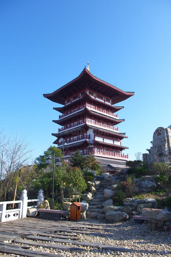 China Tower stock image. Image of chinese, landmark, ancient - 23124107
