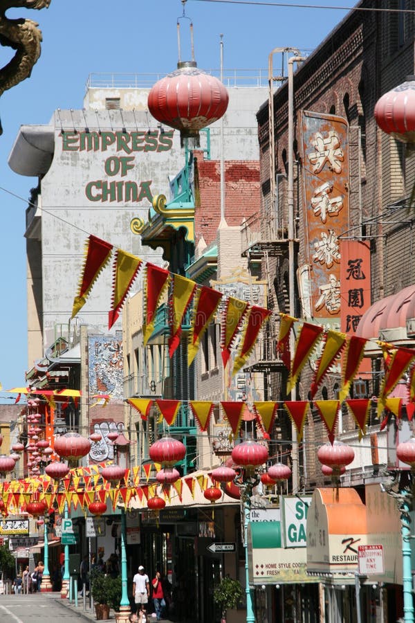 China town, san francisco. editorial stock image. Image of sign - 55570184