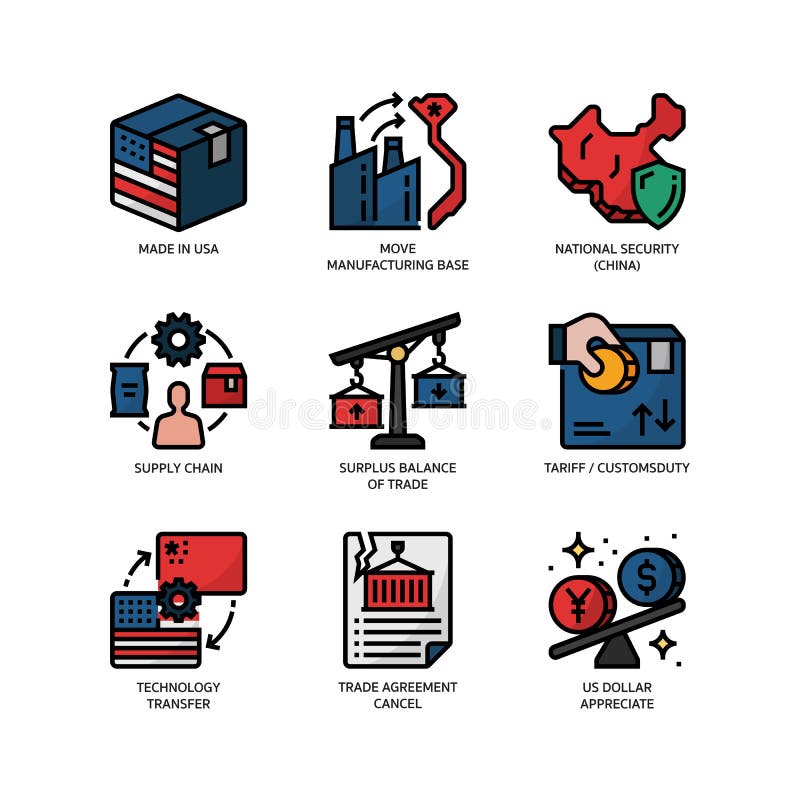 Trade surplus stock illustration. Illustration of trade - 44848235