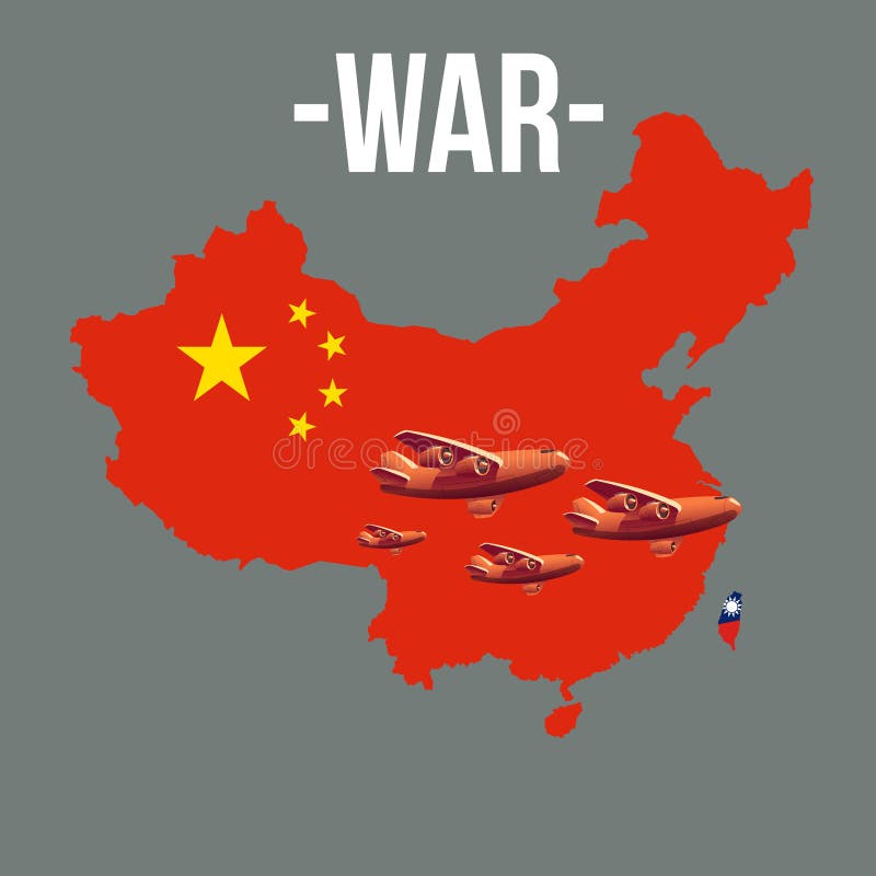 China Vs Taiwan Stop War, China and Taiwan Fighting, Map China and ...