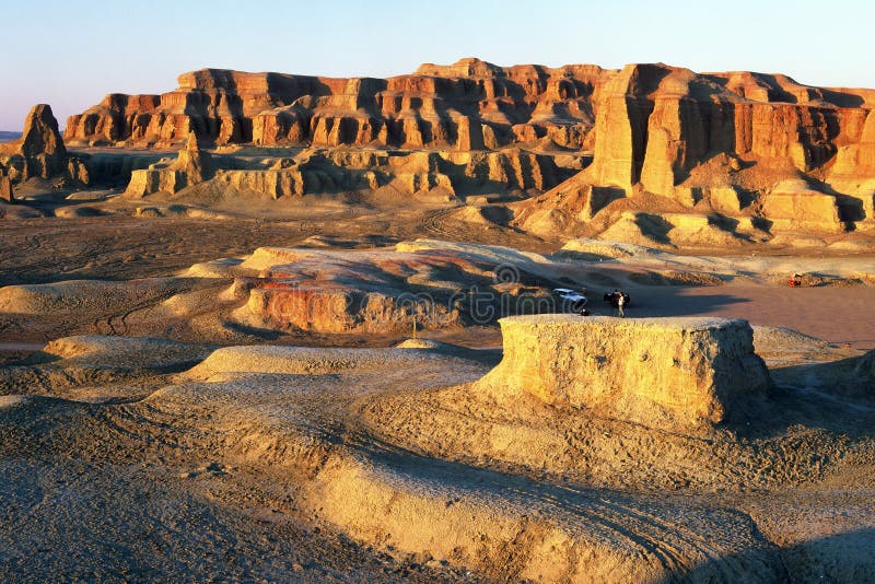 China/Xinjiang: Urho Ghost Castle during Sunset Stock Photo - Image of ...