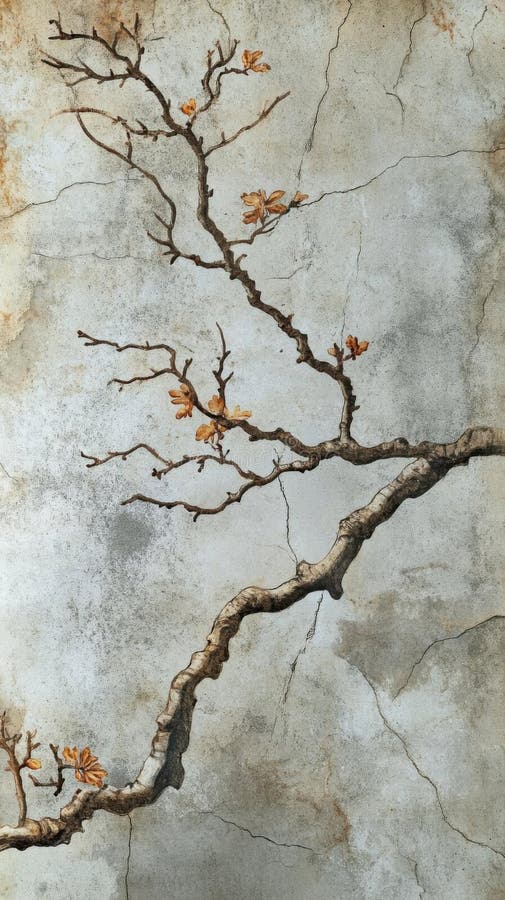 Chinar Elegance. Nature-inspired Texture with Intricate Patterns Stock ...