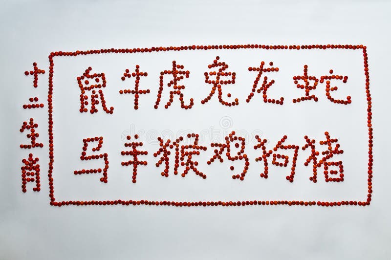 Chinese Zodiac Sign Years Chart Stock Photos - Free & Royalty-Free ...