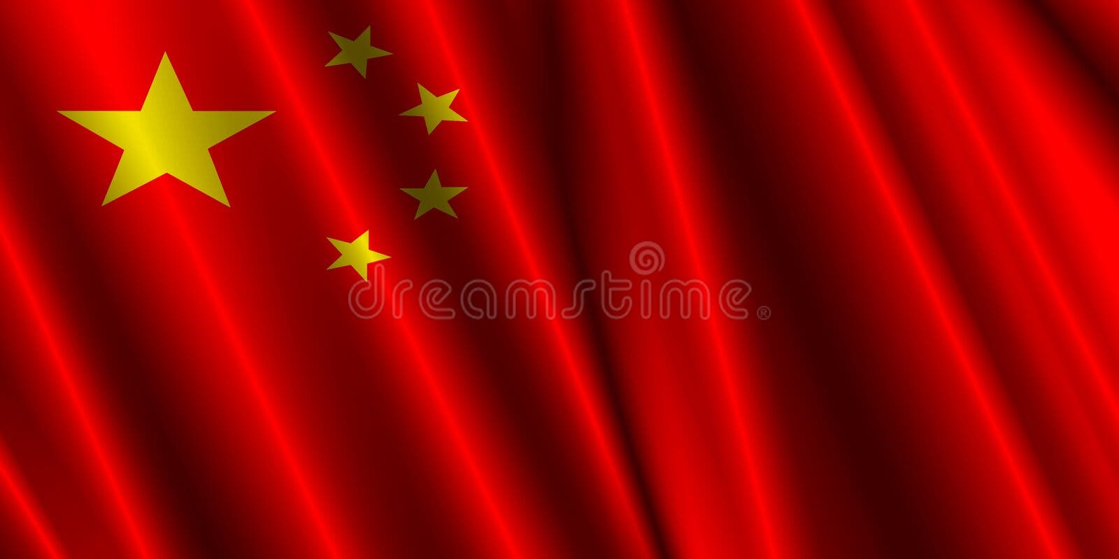 Chinese flag stock illustration. Illustration of patriot - 63568