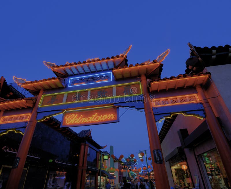 Chinatown gate stock image. Image of landmark, ornamental - 15504935