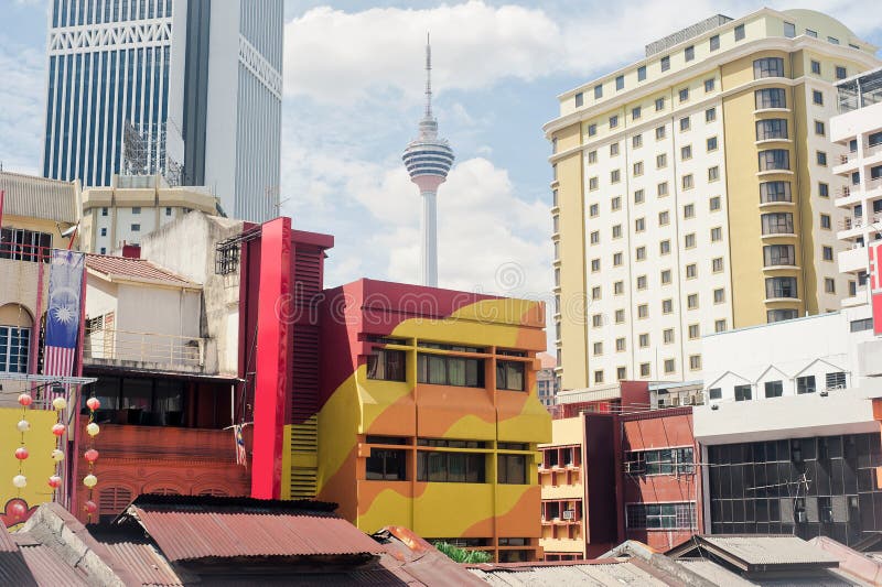 Chinatown in KL editorial image. Image of architecture - 32759370