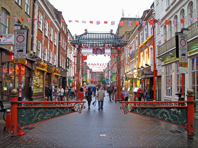 Chinatown in London editorial photography. Image of lantern - 26796247