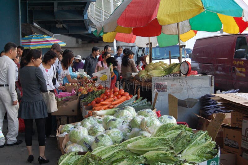 Chinatown Market, New York City Editorial Photography - Image of ...