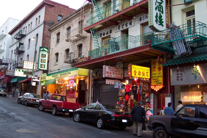 Chinatown Restaurants in San Francisco Editorial Stock Photo - Image of ...