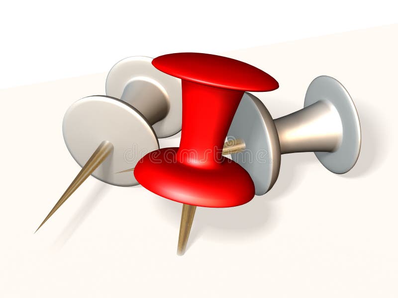 Chincheta stock de ilustración. Ilustración de acortar - 7164518