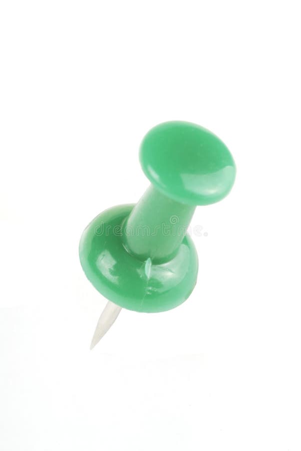 Chincheta Verde En Un Fondo Blanco Fotos De Stock - Download 18 Fotos ...
