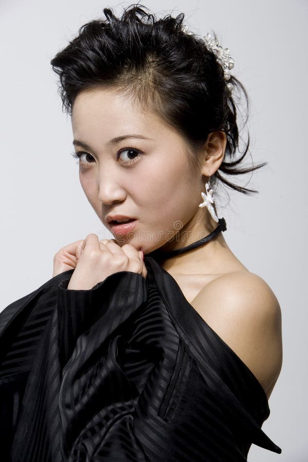 Retro Chinees Model stock afbeelding. Image of glamour - 7421887