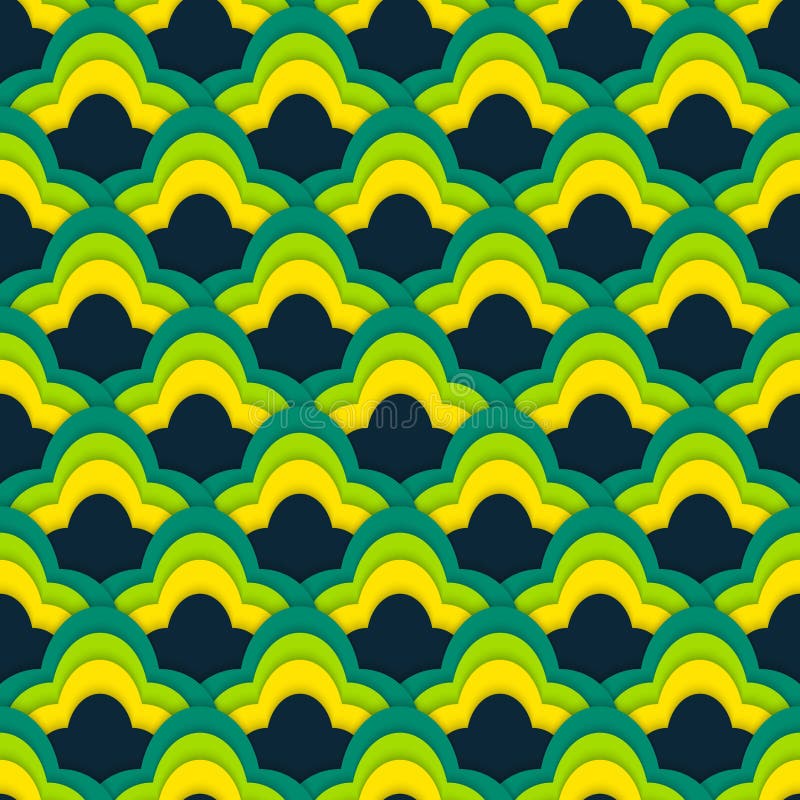 Chinese Abstract Seamless Pattern Stock Illustration - Illustration of ...