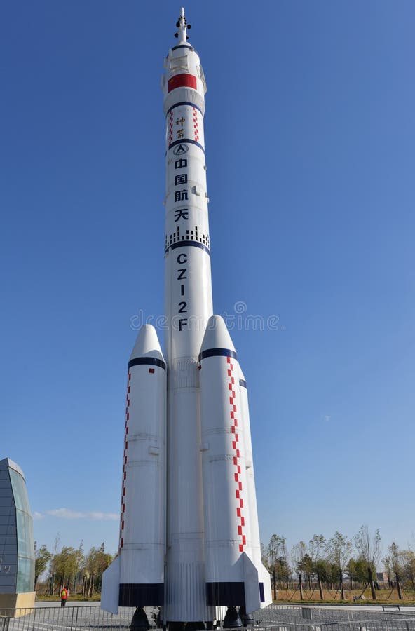 Chinese aerospace rocket editorial image. Image of mountain - 37560350