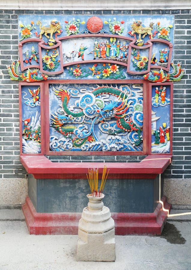 Chinese altar stock image. Image of spirituality, landmark - 17855553