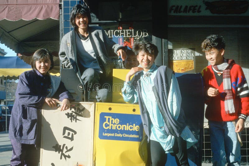 Chinese-American Young People Editorial Stock Image - Image of group ...
