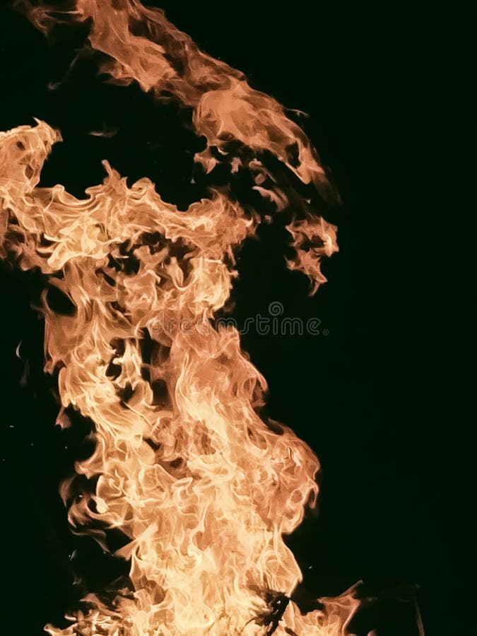 Chinese Ancestral Offerings Burning Fire Stock Photo - Image of fire ...