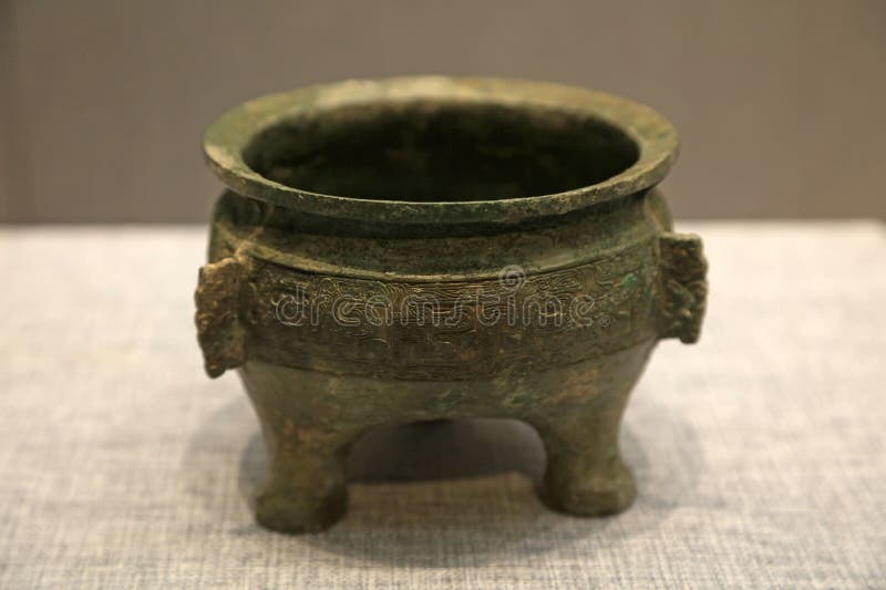 Chinese Ancient Bronze Crafts Stock Image - Image of precious, crafts ...