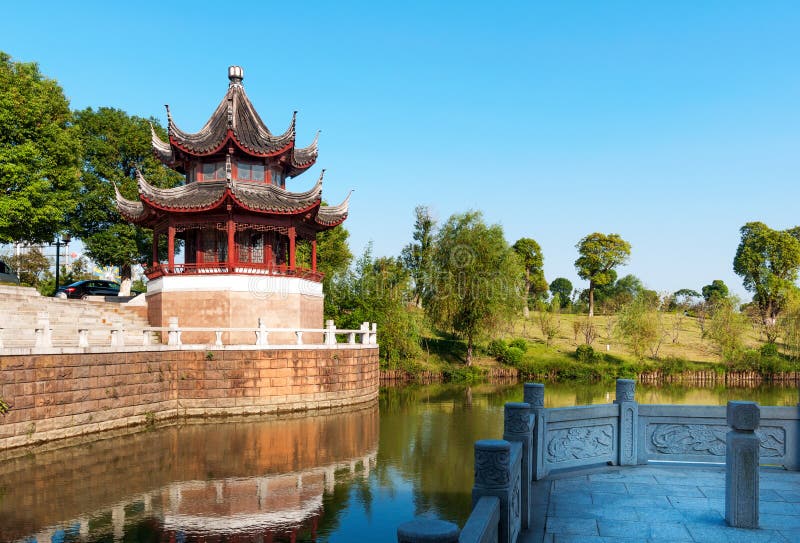 Chinese ancient buildings stock image. Image of asia - 27068941
