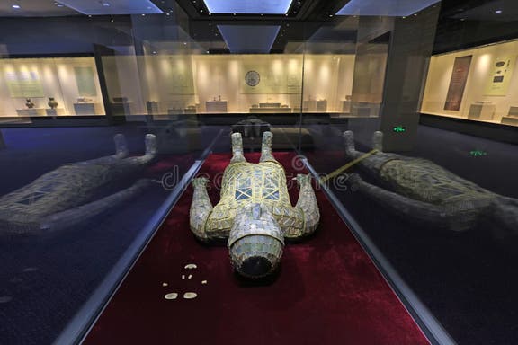 Chinese Ancient Burial Clothes Stock Image - Image of jade, humanoids ...
