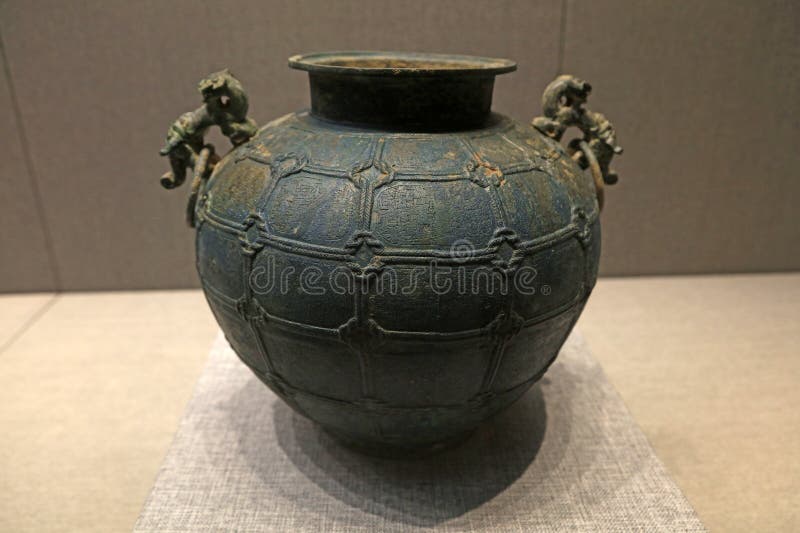 Chinese Ancient Ceramic Arts and Crafts Stock Image - Image of ...