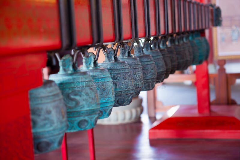 Ancient Chinese Bronze Chime Stock Image - Image of bells, traditional ...