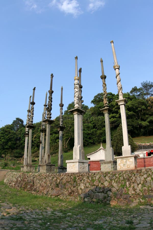 Chinese Ancient Glorious Pole Stock Image - Image of aboriginal ...