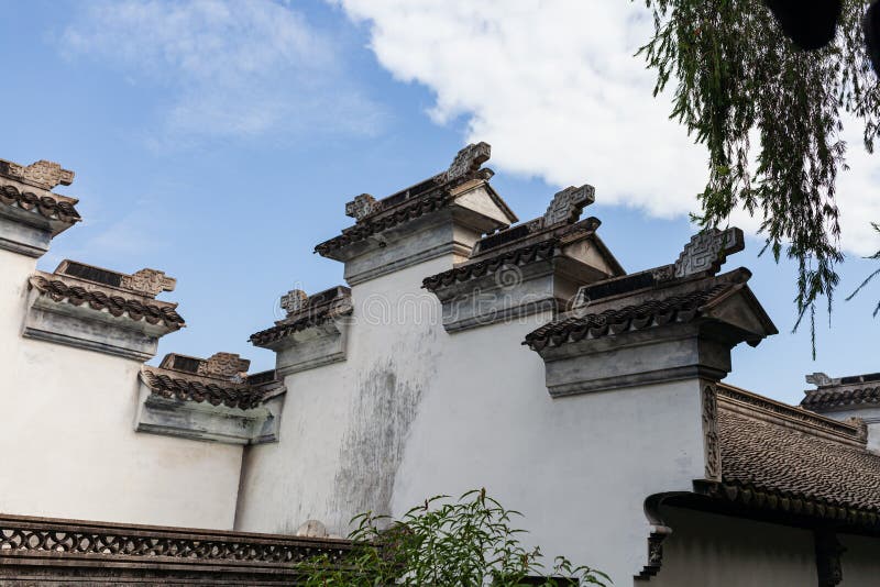 Chinese Ancient House, Wall in Ancient Chinese House Stock Image ...