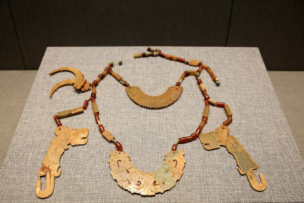 Chinese Ancient Jade Crafts Stock Image - Image of clothing, relics ...
