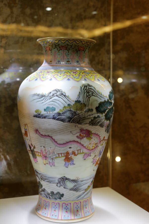 Chinese ancient porcelain stock image. Image of decoration - 63984419