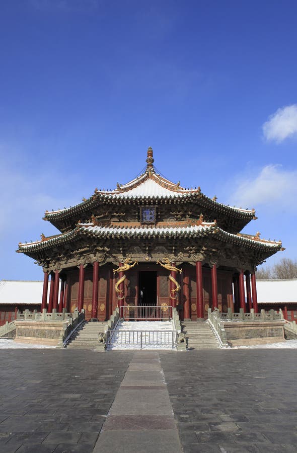 Ancient Chinese Palace Architecture Stock Image - Image of attractions ...