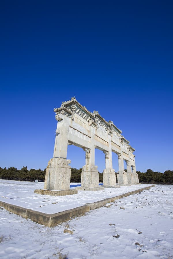 Chinese ancient stone arch stock image. Image of traditional - 174629427