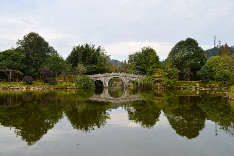 Chinese Ancient Stone Bridge Stock Image - Image of china, wallpapers ...