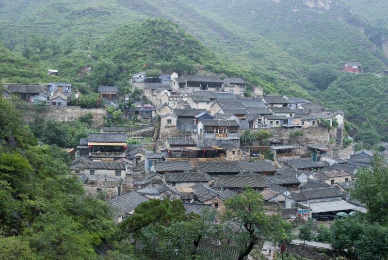 Chinese ancient village stock photo. Image of heritage - 15225182