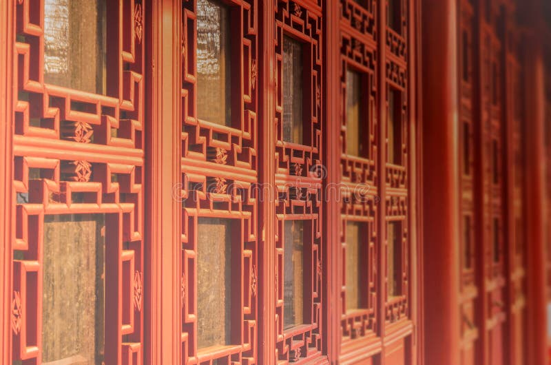 The Chinese Ancient Building, Quadrangle, Siheyuan Stock Image - Image ...