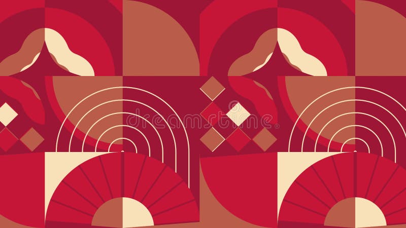 Chinese Animated Background Illustration Patterns. More Elements in Our ...