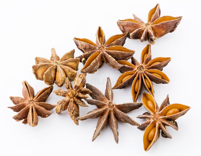 Chinese aniseed stock image. Image of white, anise, pile - 33839937