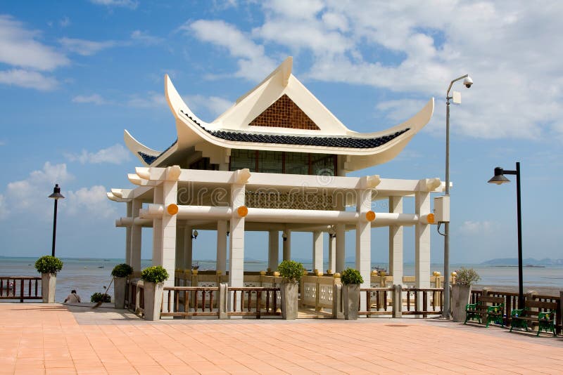 Chinese arbor stock photo. Image of design, colorful - 20680848