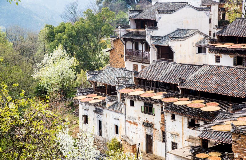 Chinese Architectural Style of House Stock Photo - Image of ...