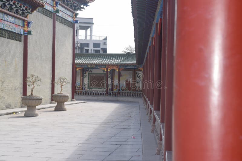 Chinese architecture stock photo. Image of small, temple - 365571820