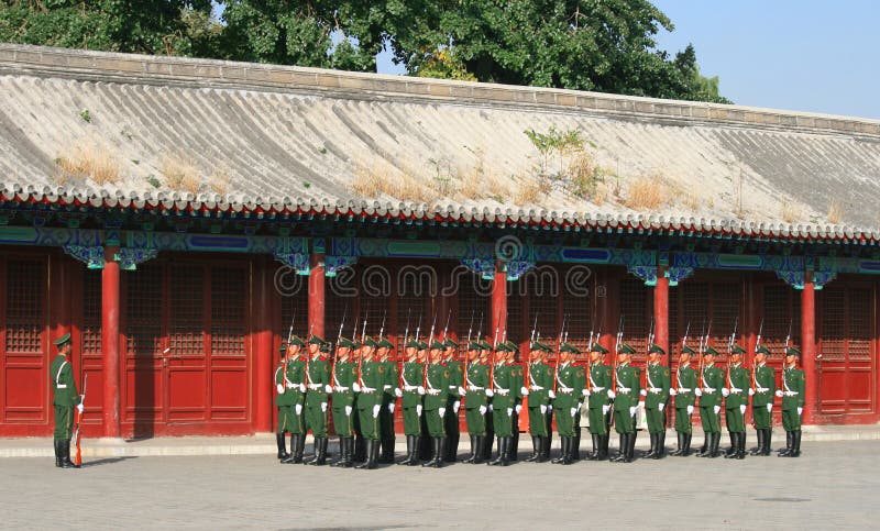 Chinese Army editorial photo. Image of beijing, asia - 11453646