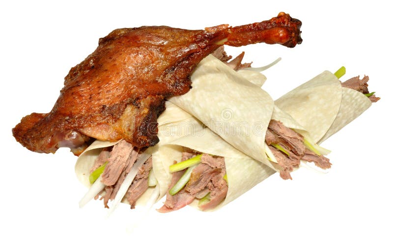 Chinese Aromatic Crispy Duck and Pancakes Stock Image - Image of tasty ...